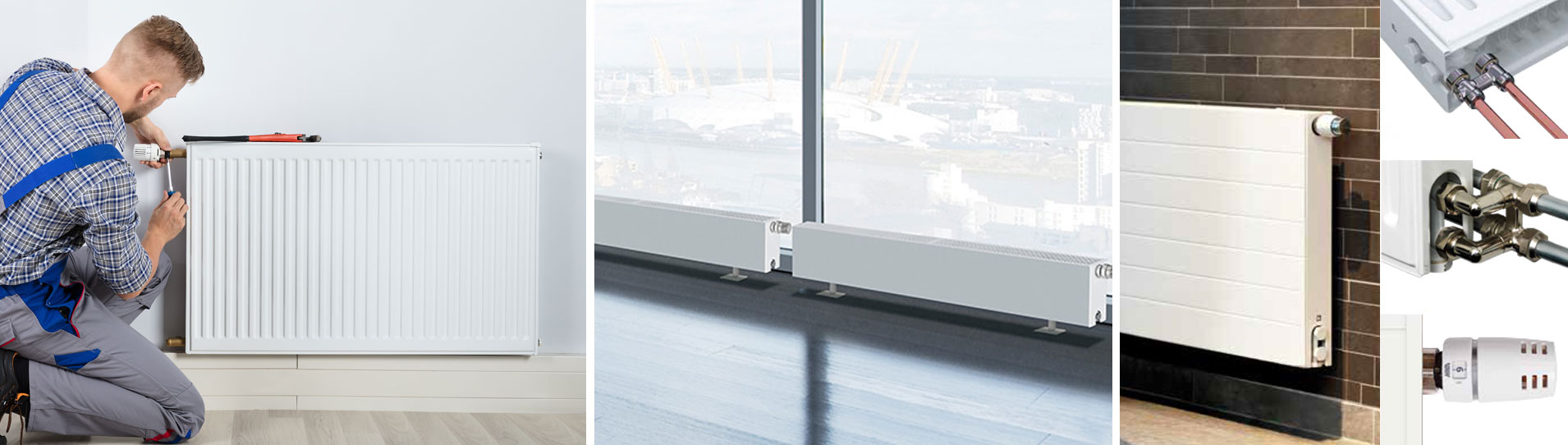 Vattenburna radiatorer